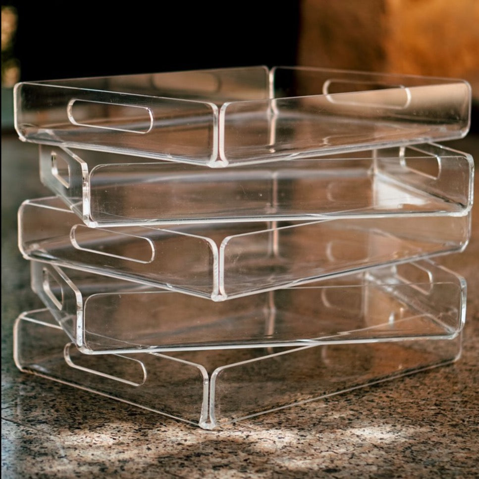 Simple Plexiglass Serving Tray – PlexiForm